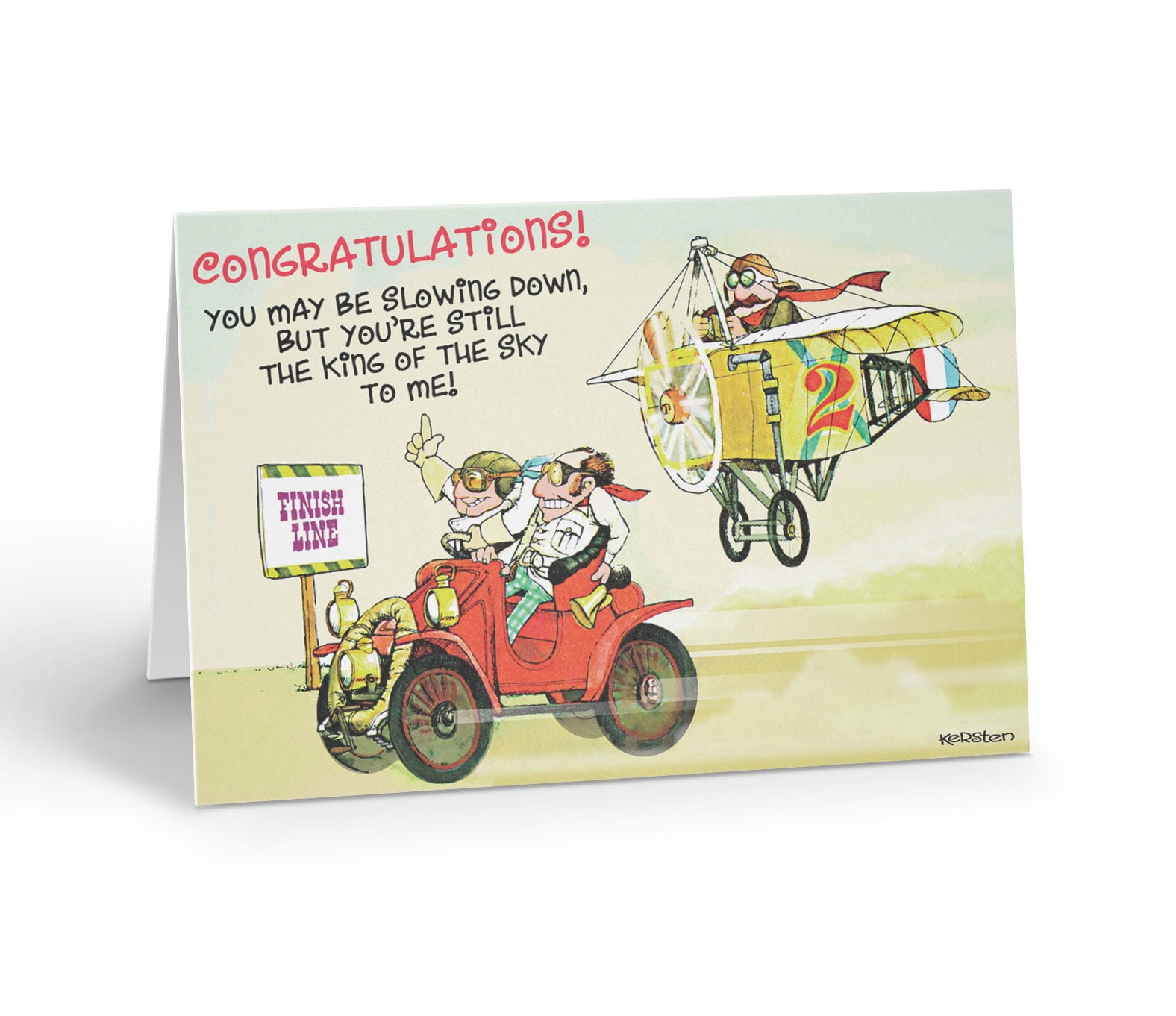Stonehouse Collection - Funny Airplane Birthday Cards - Vintage Pilot ...