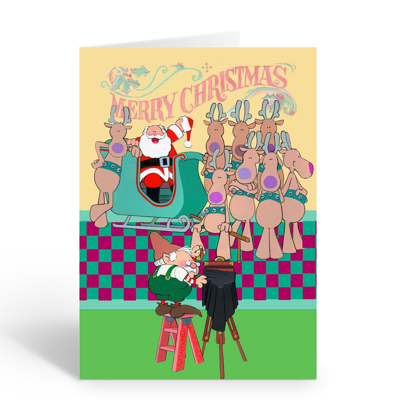 Cute Photography Holiday Cards, Old Fashion Photo, Merry Christmas ...