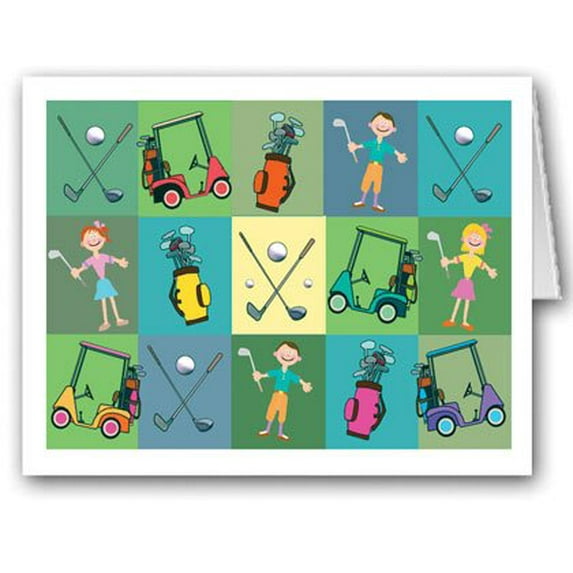 Stonehouse Collection | Golf Note Card |10 Boxed Golfing Cards ...