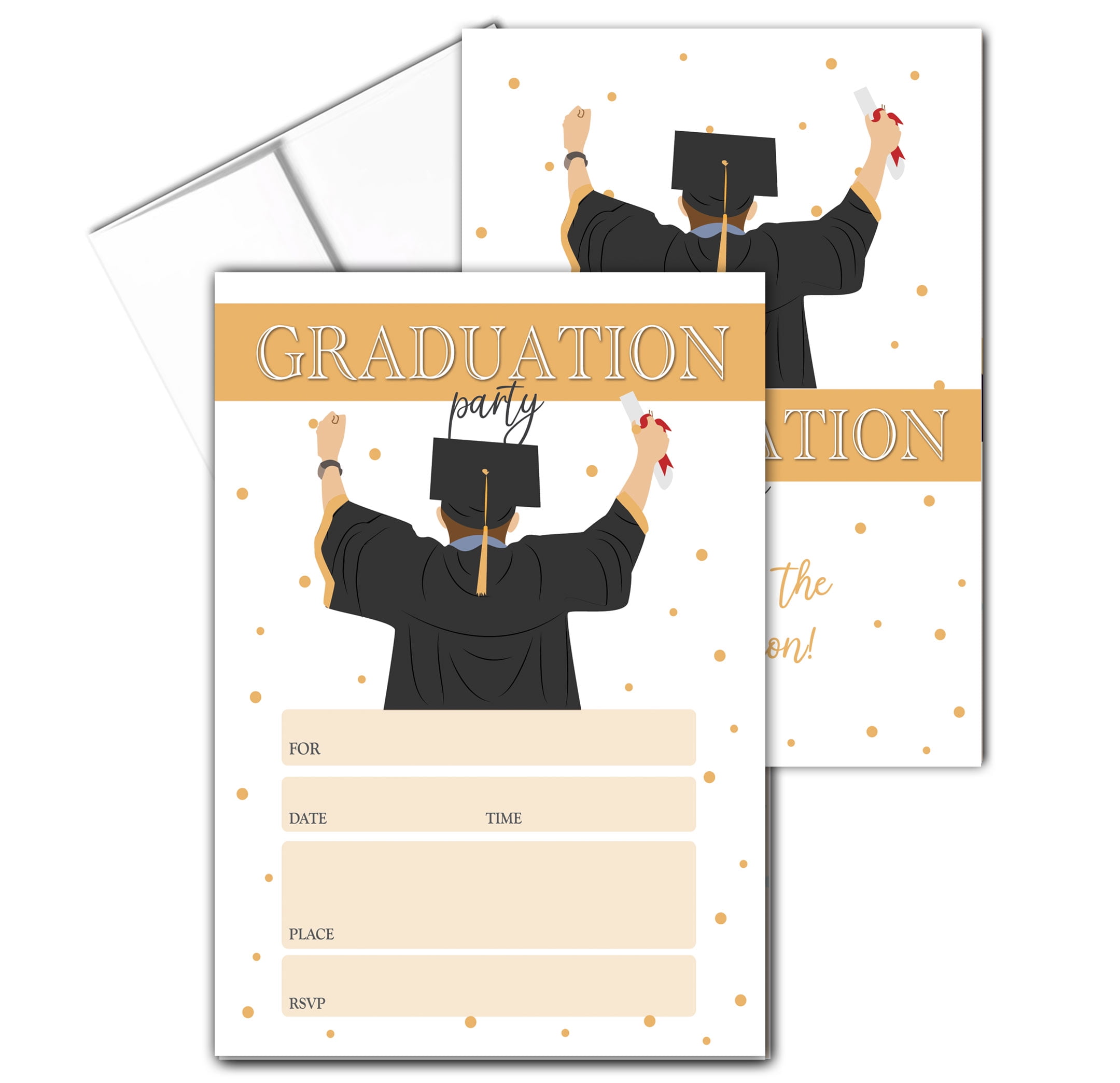 Stonehouse Collection - Graduation Invitations for Men - Celebration ...