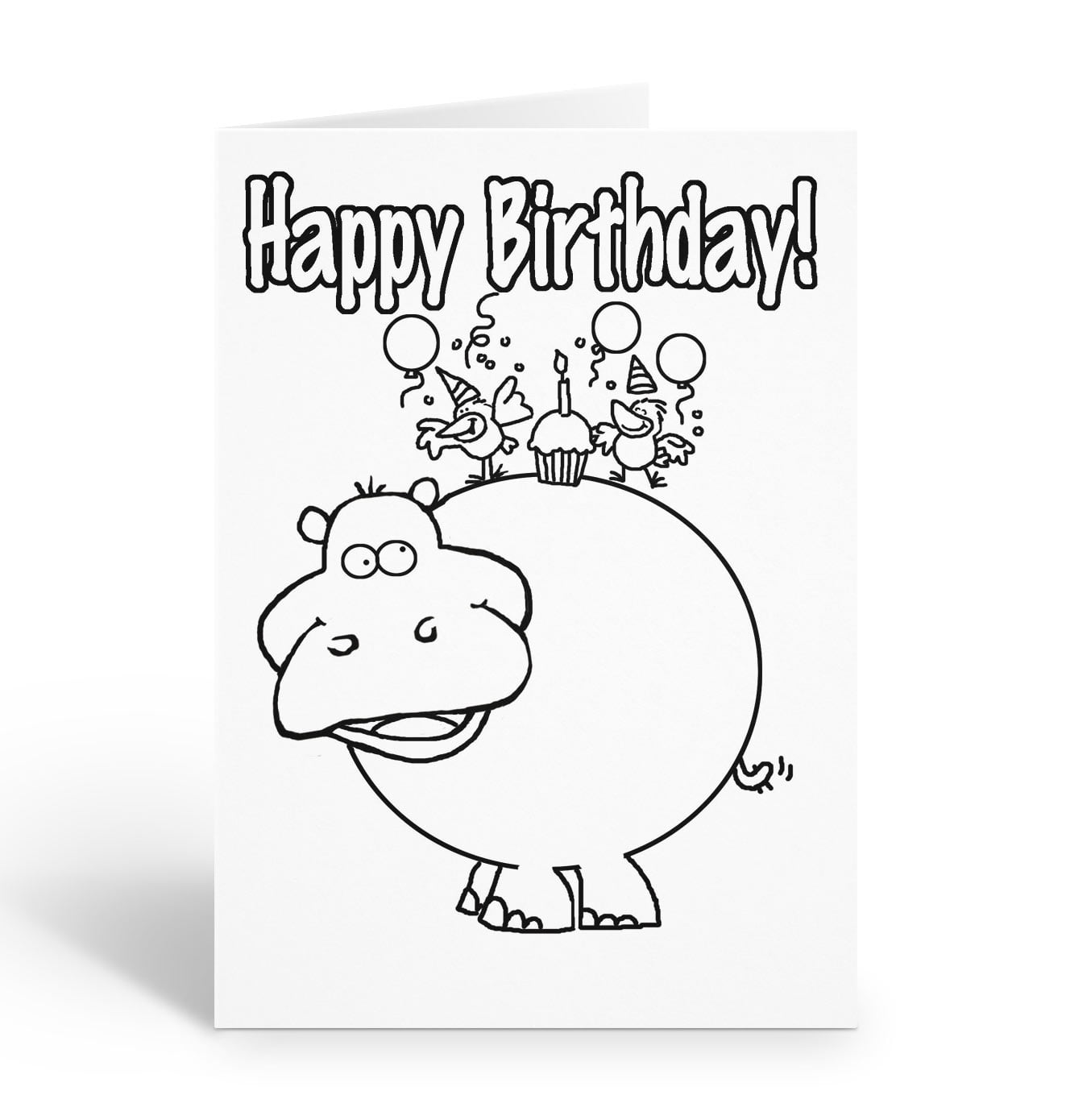 Stonehouse Collection | Happy Birthday Kid Set of Coloring Greeting ...