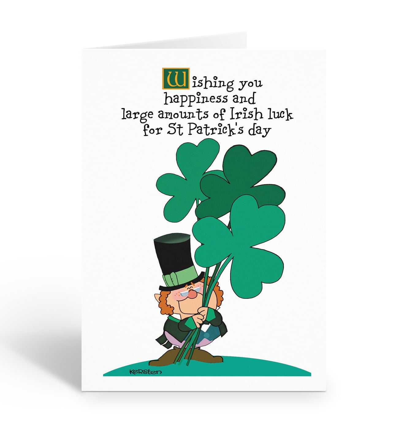 Stonehouse Collection St Patricks Day Luck - 12 St. Patrick's Day Cards ...