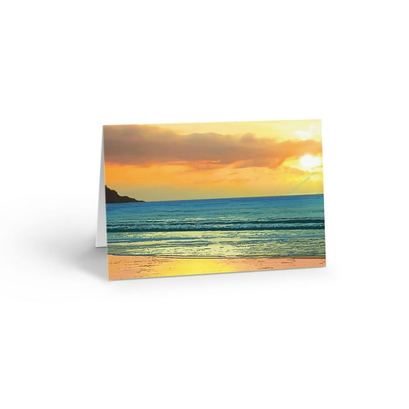 Stonehouse Collection Sunset Beach Note Card Set - 10 Boxed Note Cards ...