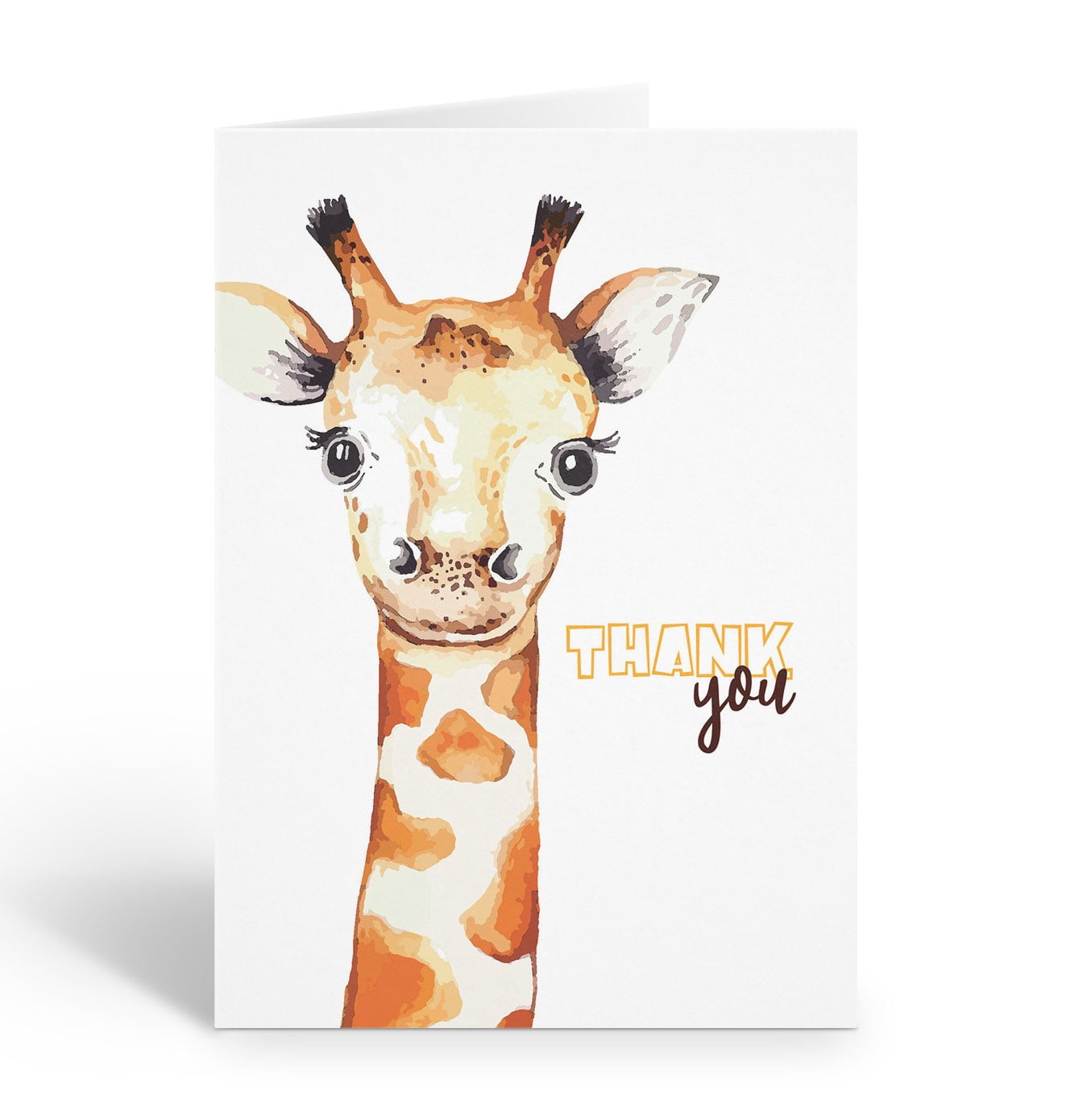 Stonehouse Collection | Watercolor Giraffe Thank You Note Cards | 10 ...