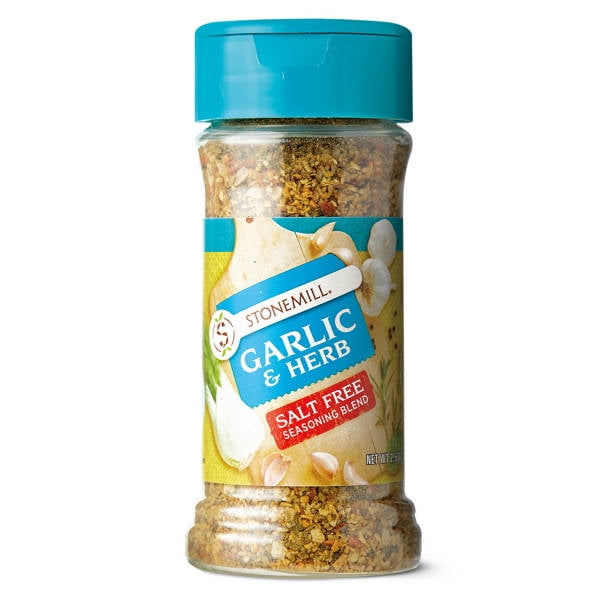 Stonemill Garlic and Herb Salt Free Seasoning Blend, 2.5 oz - Walmart.com