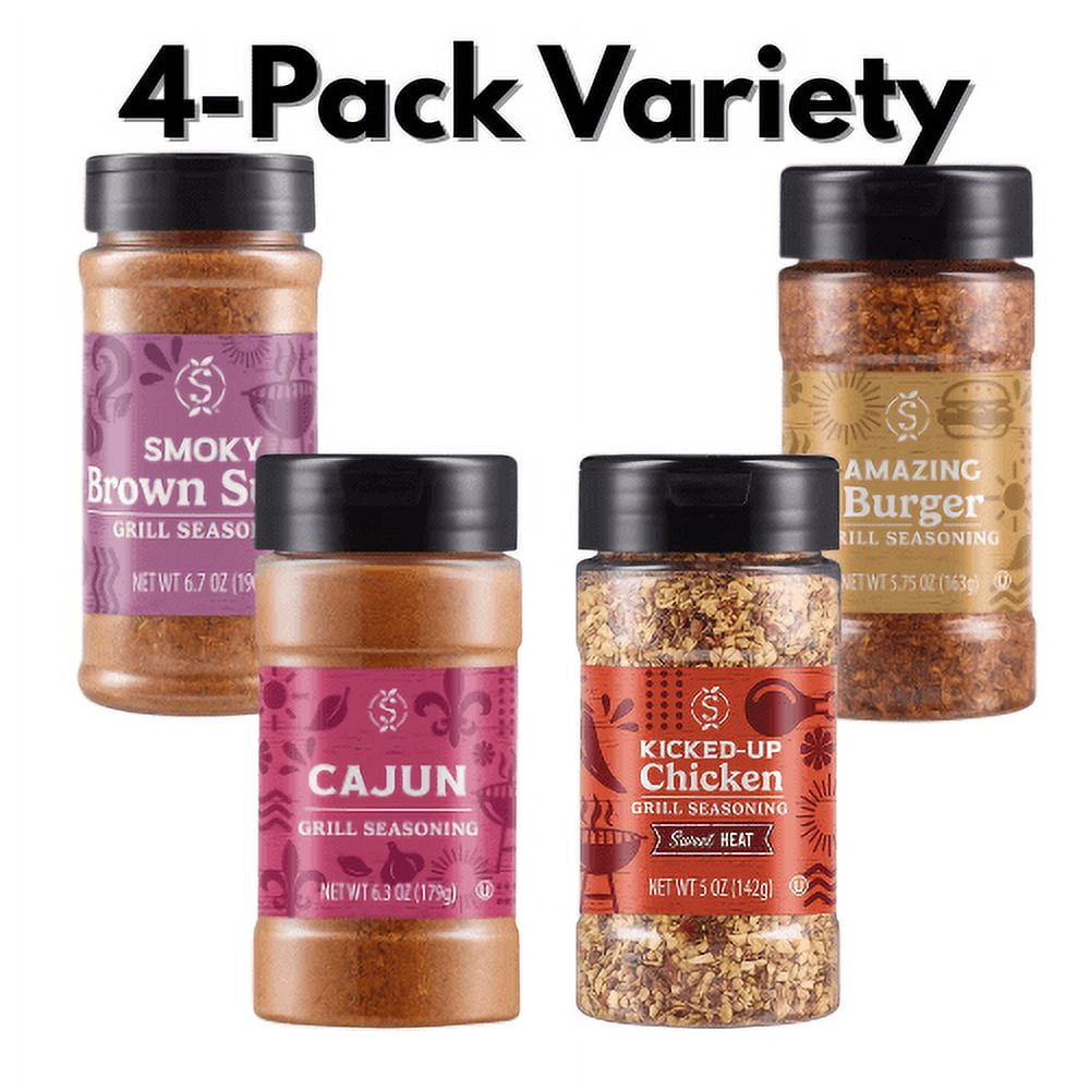 Stonemill Grill Seasoning 4-Pack Variety - Walmart.com