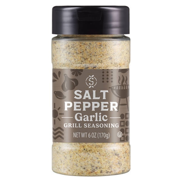 Stonemill Salt, Pepper, & Garlic Grill Seasoning, 6 oz - Walmart ...