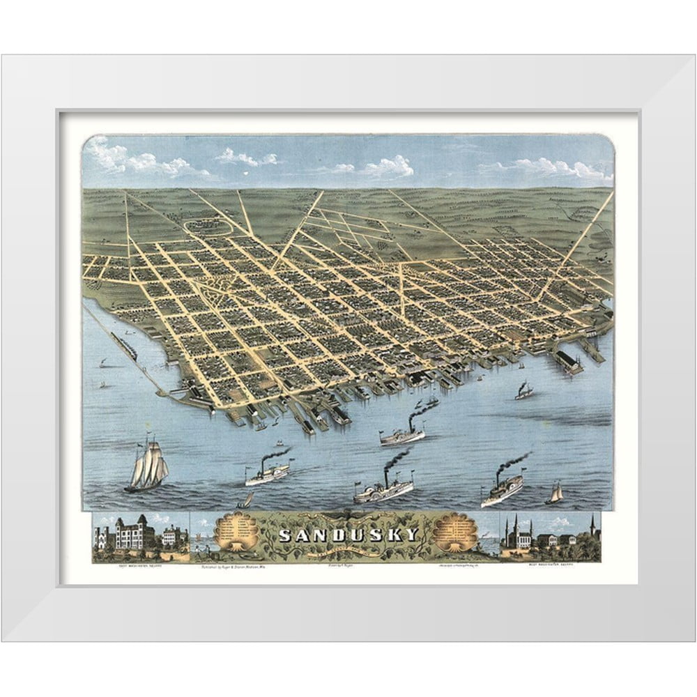Stoner 14x12 White Modern Wood Framed Museum Art Print Titled ...