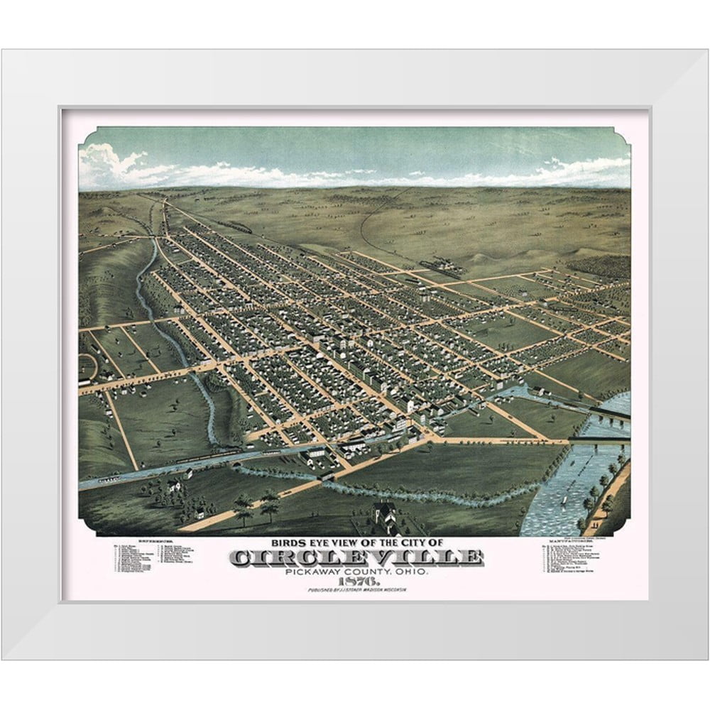 Stoner 17x15 White Modern Wood Framed Museum Art Print Titled ...