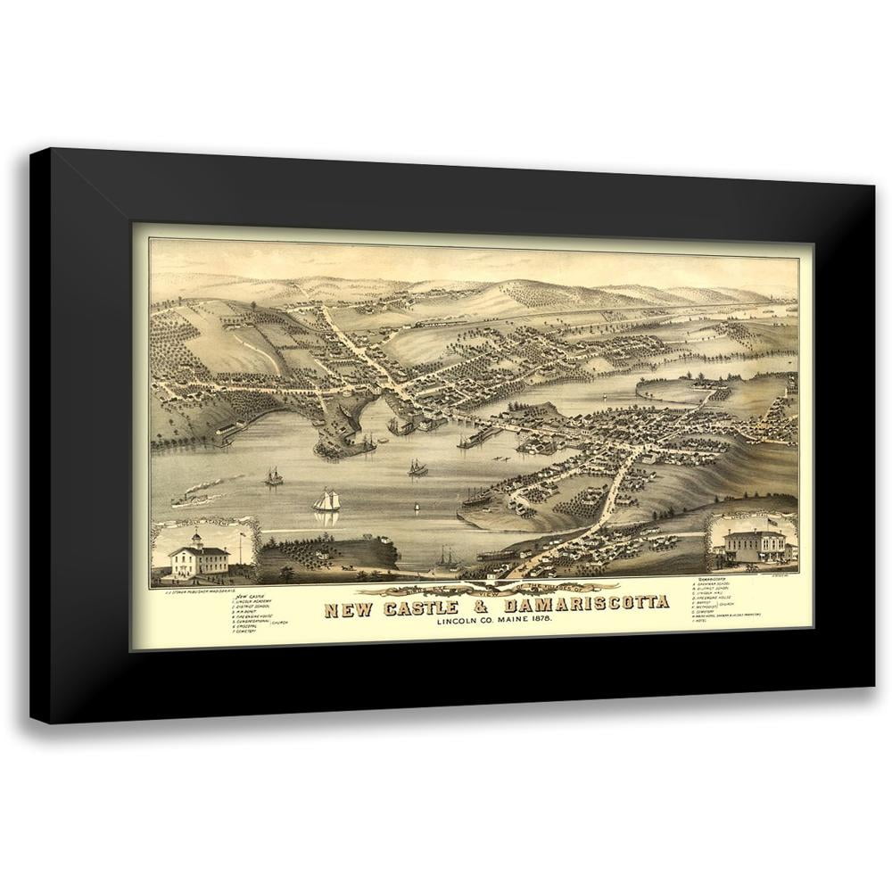 Stoner 18x13 Black Modern Framed Museum Art Print Titled - New Castle ...