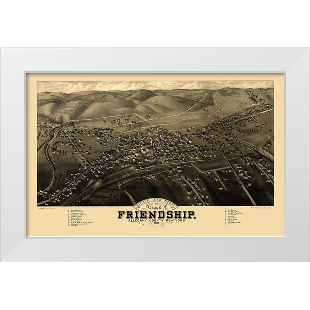 Stoner 32x22 White Modern Wood Framed Museum Art Print Titled ...