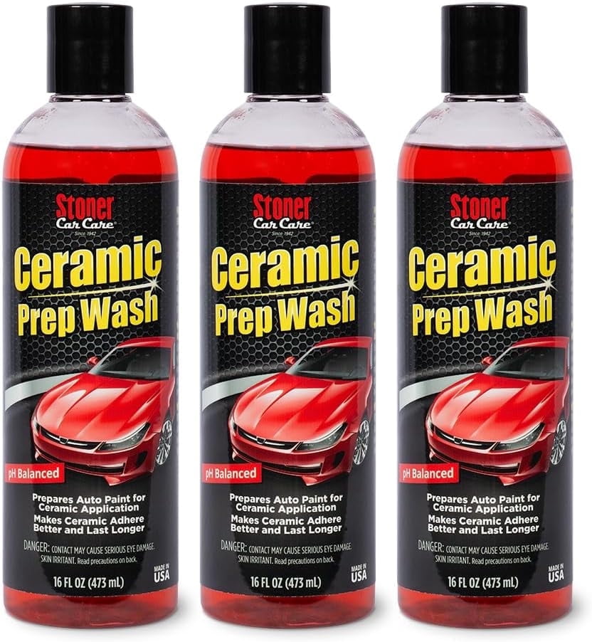 Stoner Car Care 91113-3PK Ceramic Prep Car Wash Soap Removes Waxes ...