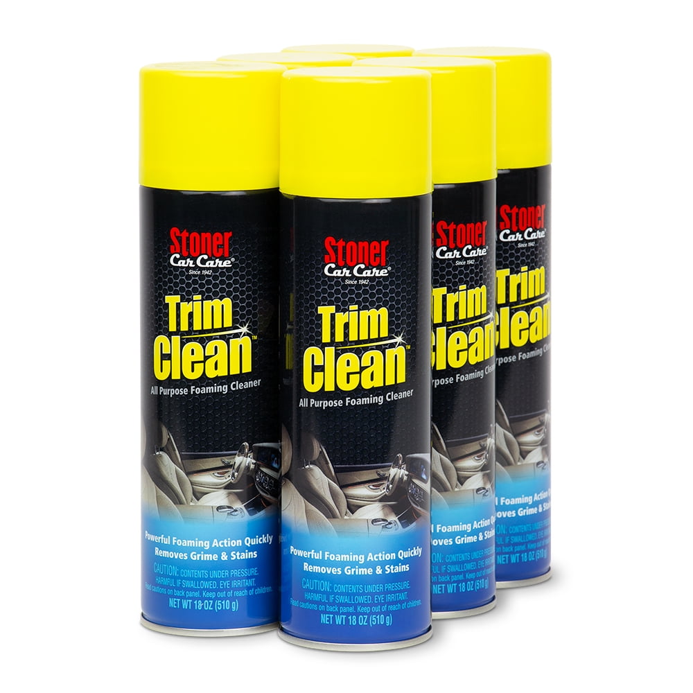 Stoner Car Care 91134-6PK 18-Ounce Trim Cleaner Fast Acting Foaming ...