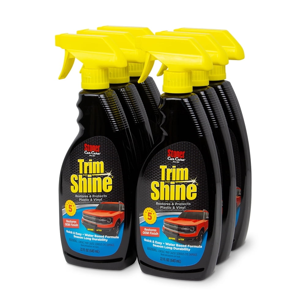 Stoner Car Care 92034-6PK 22-Ounce Trim Shine Protectant for Interior and Exterior Restores ...