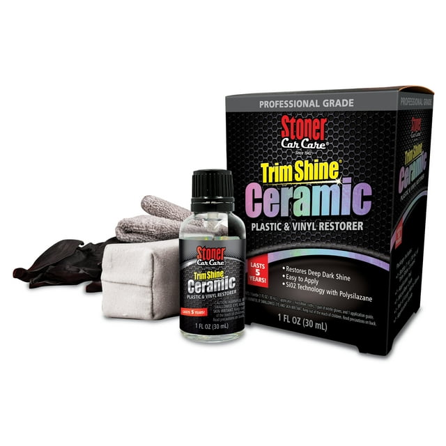 Stoner Car Care 95451 Trim Shine Ceramic Plastic and Vinyl Restorer Kit ...