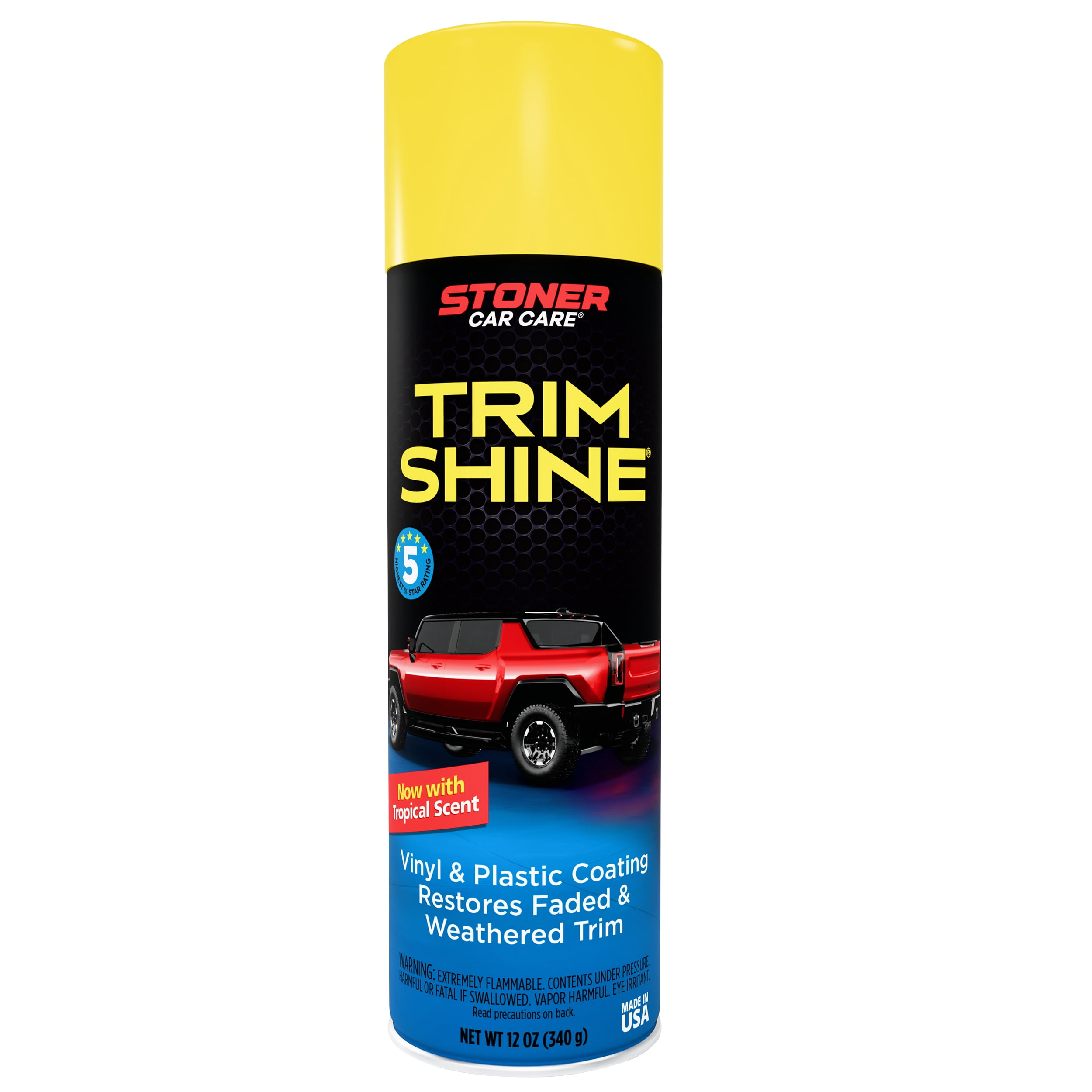 Stoner Trim Shine Spray, 12oz, Rejuvenates Plastic and Vinyl, Interior ...