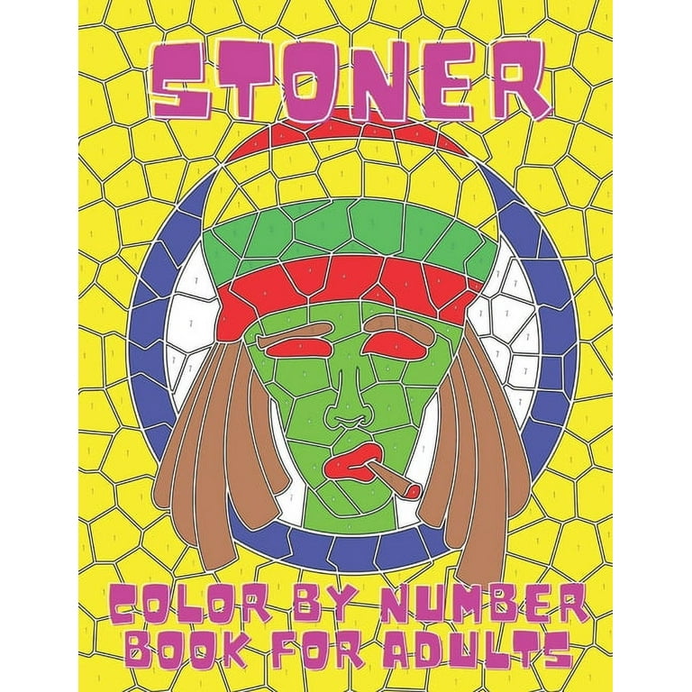 trippy color by number coloring pages