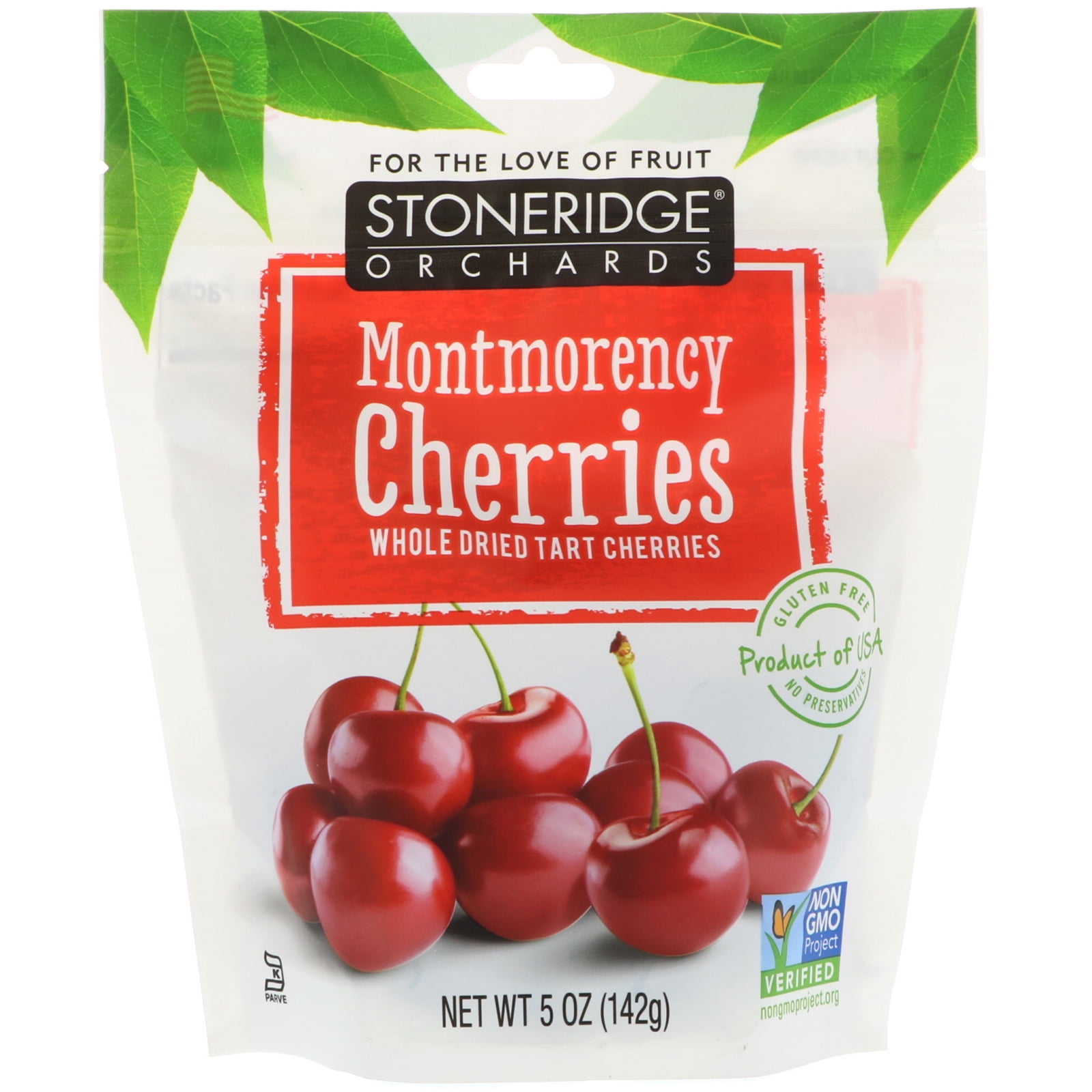 Stoneridge Orchards Montmorency Cherries, Whole Dried Tart Cherries, 5 ...