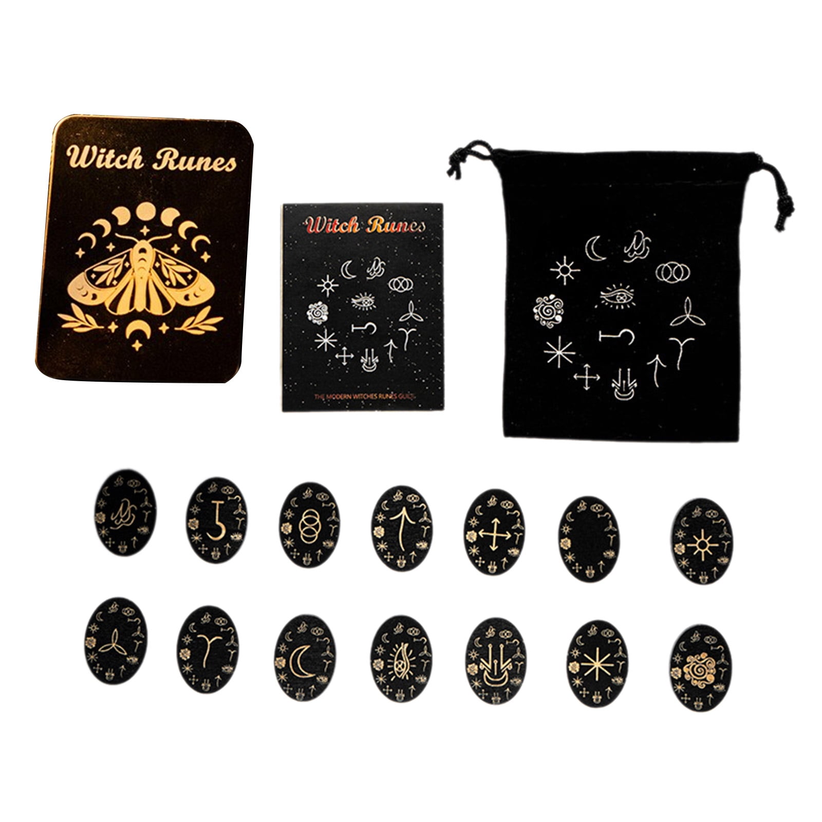 Stones Set, Solid Stones with Box Great for Travel Divinations ...