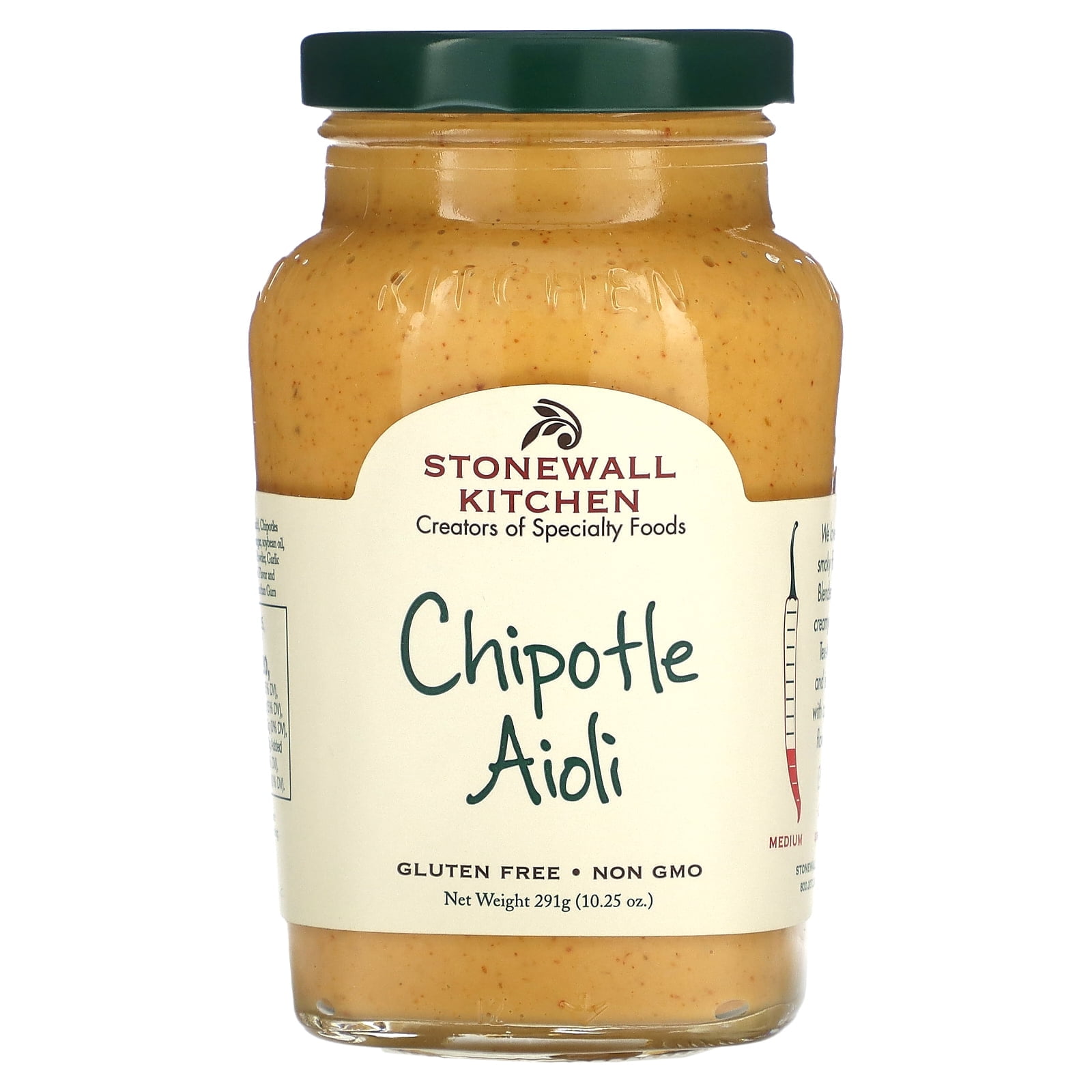 Stonewall Kitchen Chipotle Aioli, Medium Spice, Gluten Free, Non-GMO ...
