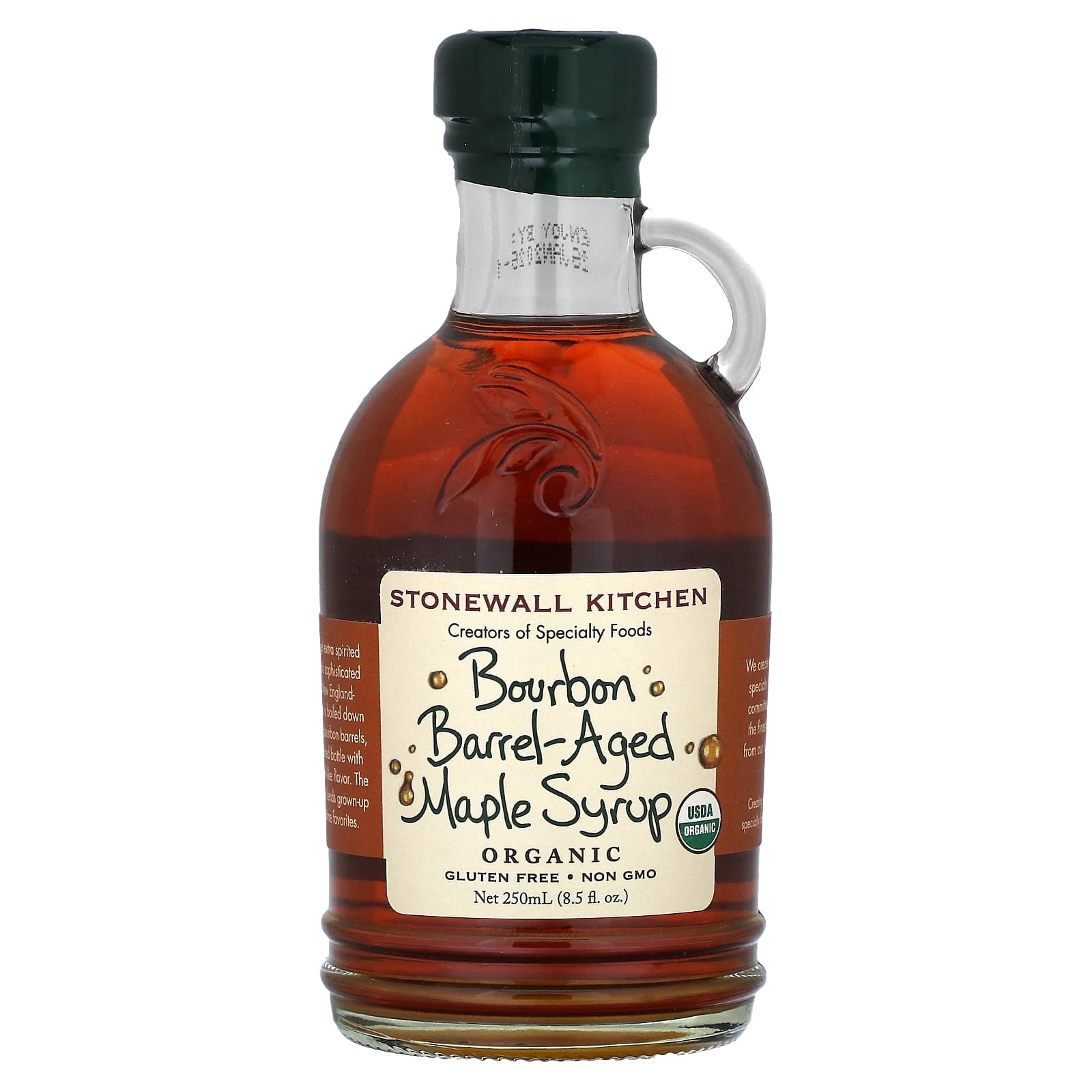 Stonewall Kitchen Organic Bourbon Barrel-Aged Maple Syrup, 8.5 Ounces ...