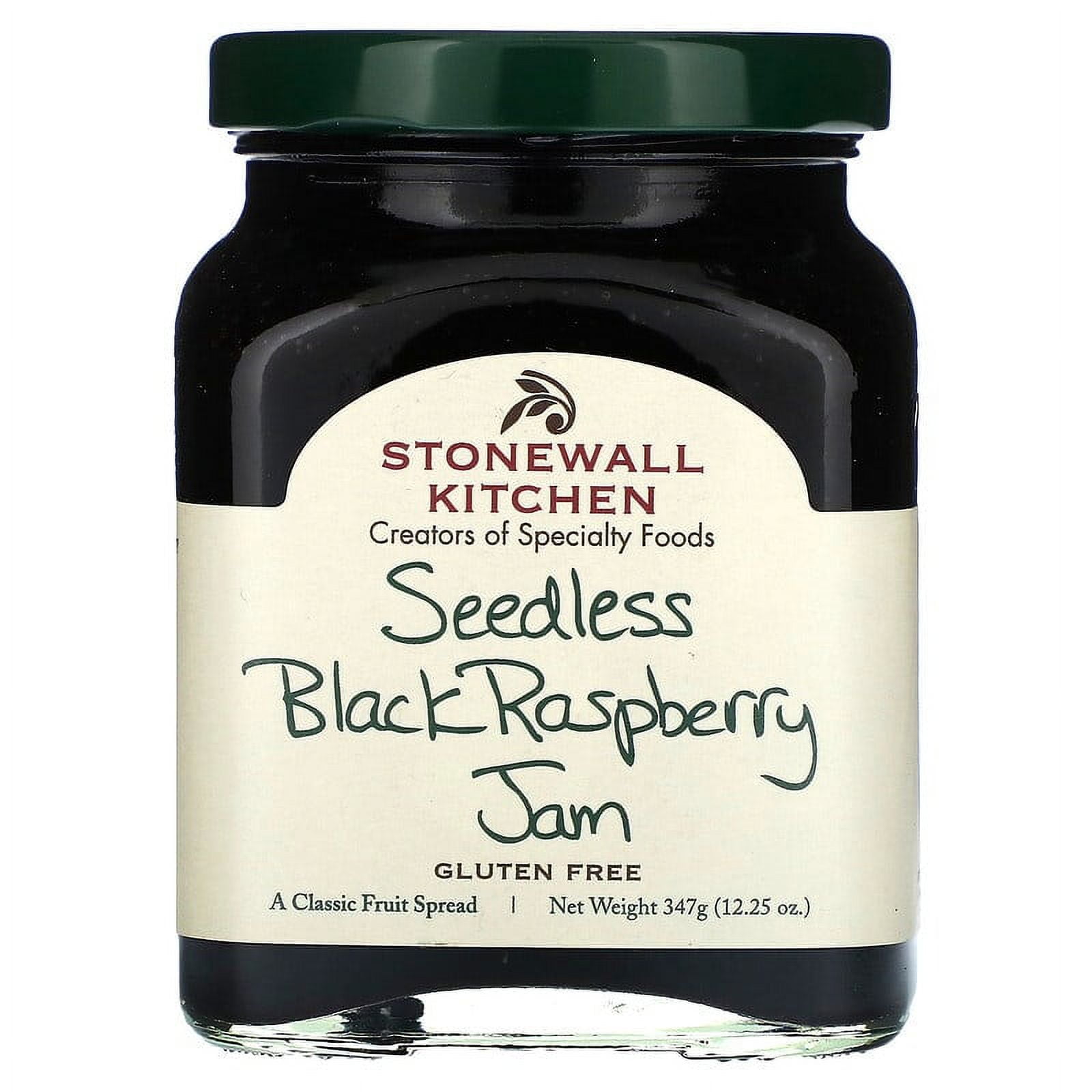 Stonewall Kitchen, Seedless Black Raspberry Jam, 12.25 oz - Walmart.com