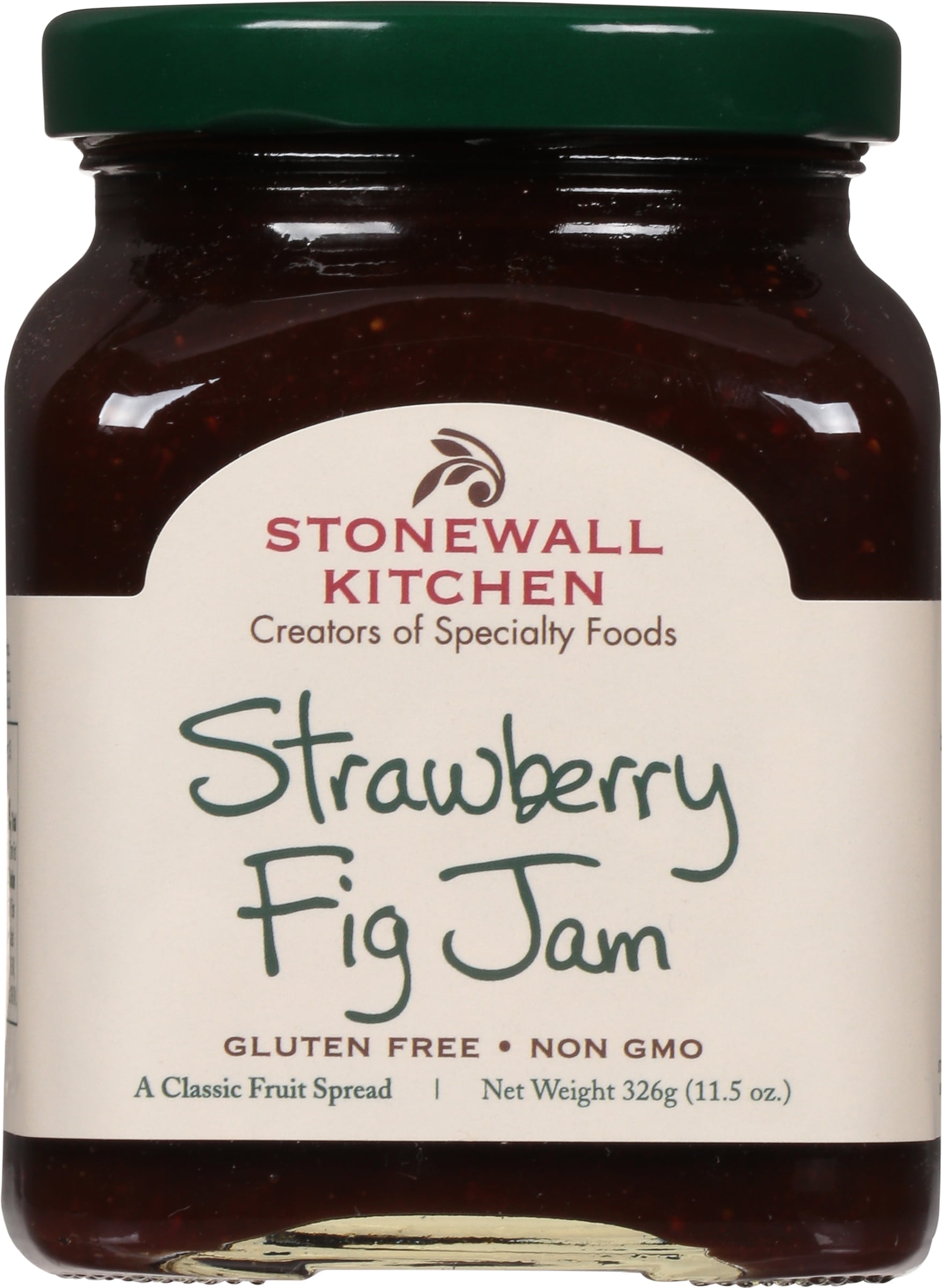 Stonewall Kitchen, Strawberry Fig Jam, 11.5oz Jar, Gluten Free ...