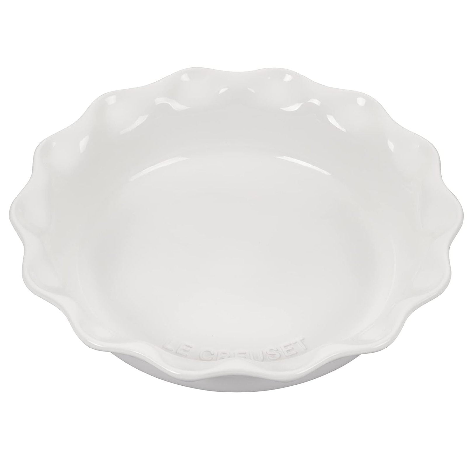 Stoneware 9" Pie Dish, White - Walmart.com