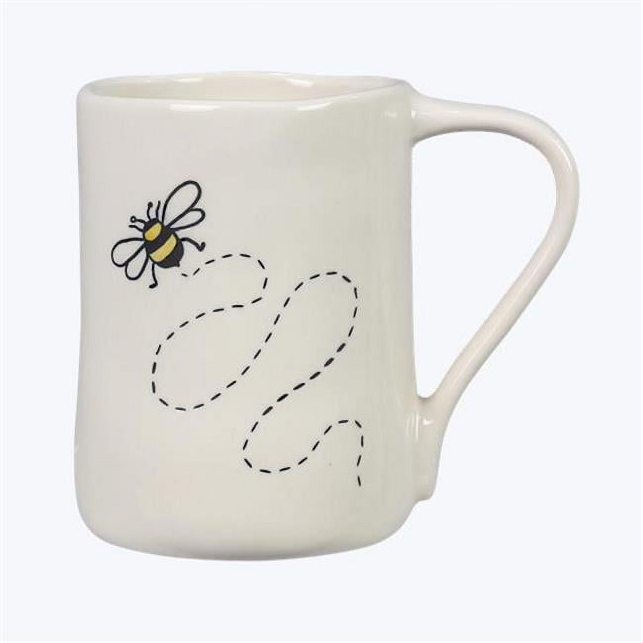 Desorden Stoneware Bee Mug Set, Microwave and Dishwasher Safe, 5.24 x 3 ...