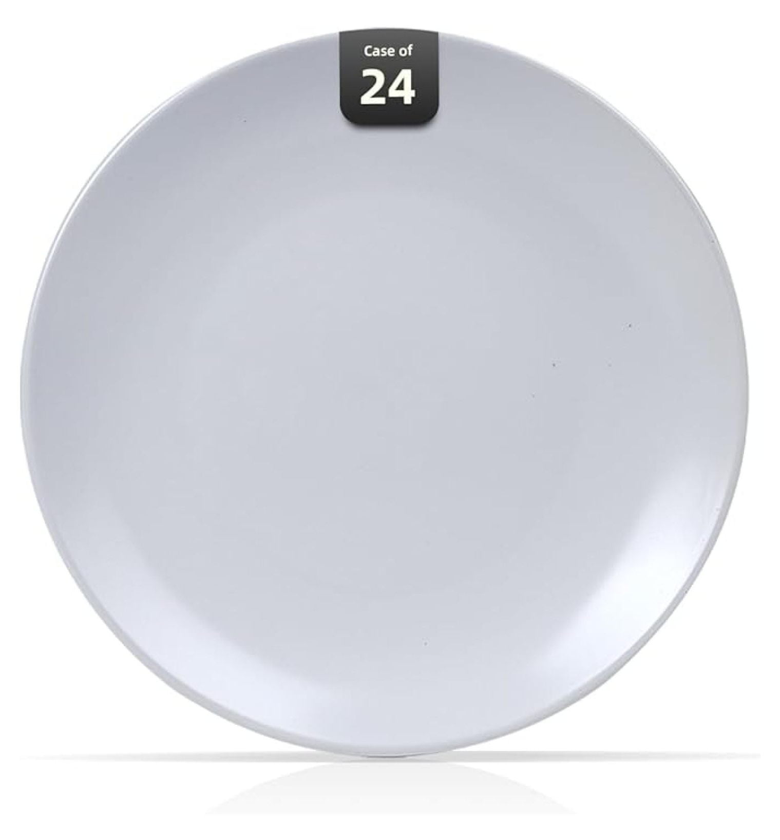 Stoneware Coupe Grade Dinnerware, Matte White, Plate 9", Case of 24 ...