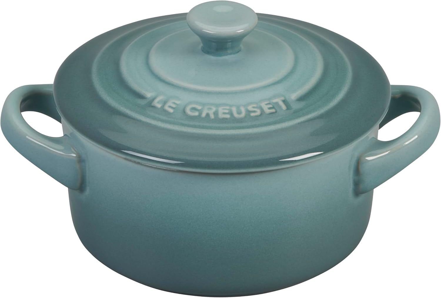 Stoneware Mini Round Cocotte, 14 oz., Caribbean - Walmart.com