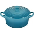 Stoneware Mini Round Cocotte, 14 oz., Cerise - Walmart.com