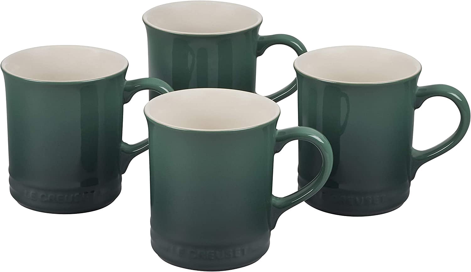 Stoneware Set of 4 Mugs, 14 oz. each, Artichaut - Walmart.com