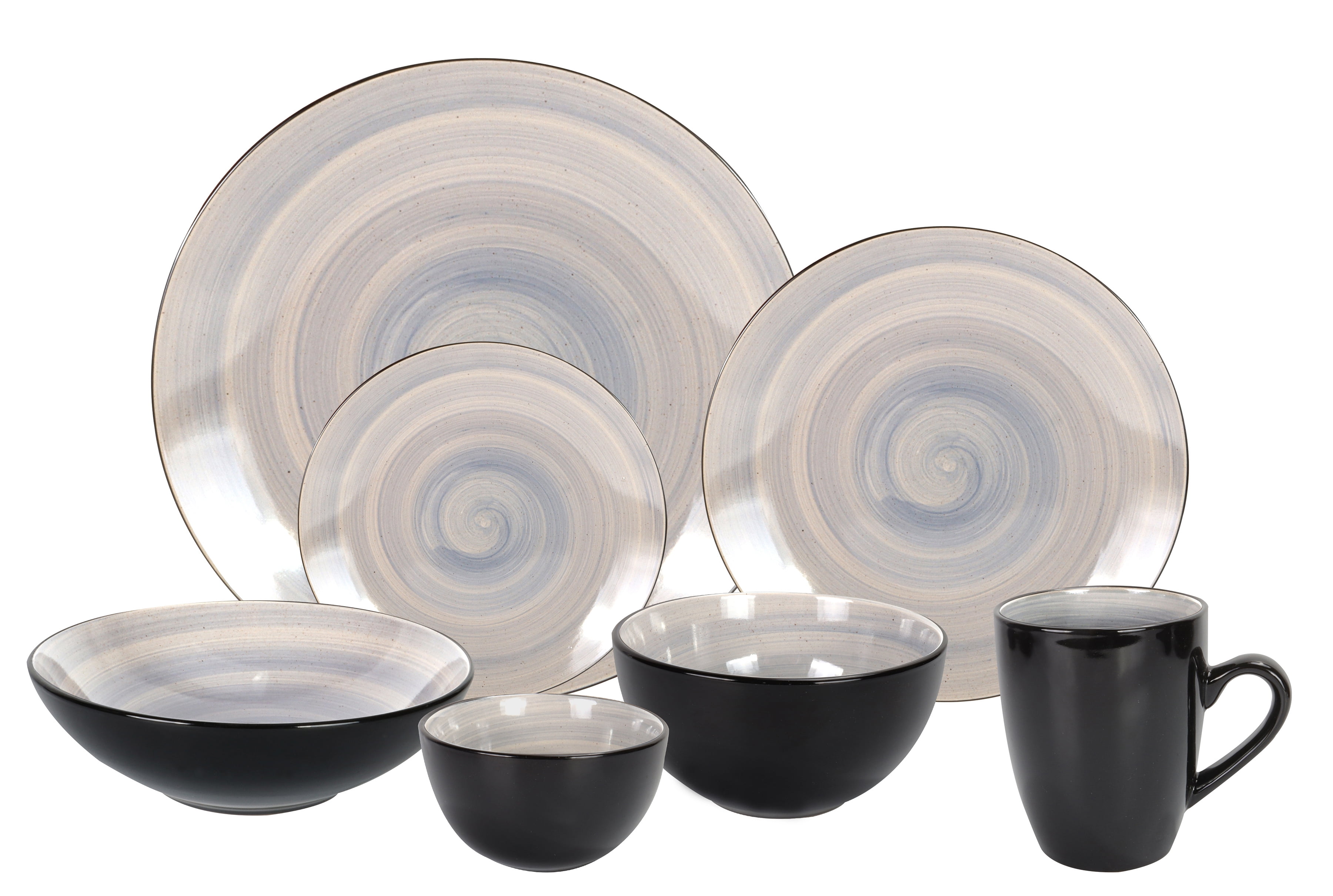 Stoneware Sonoma 56pc Dinnerware Set, Gray - Walmart.com