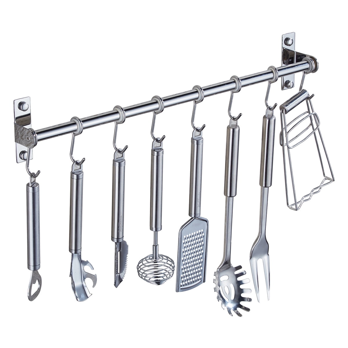 Stoneway Kitchen Rail, Stainless Steel Wall Mounted Hanging Rail ...