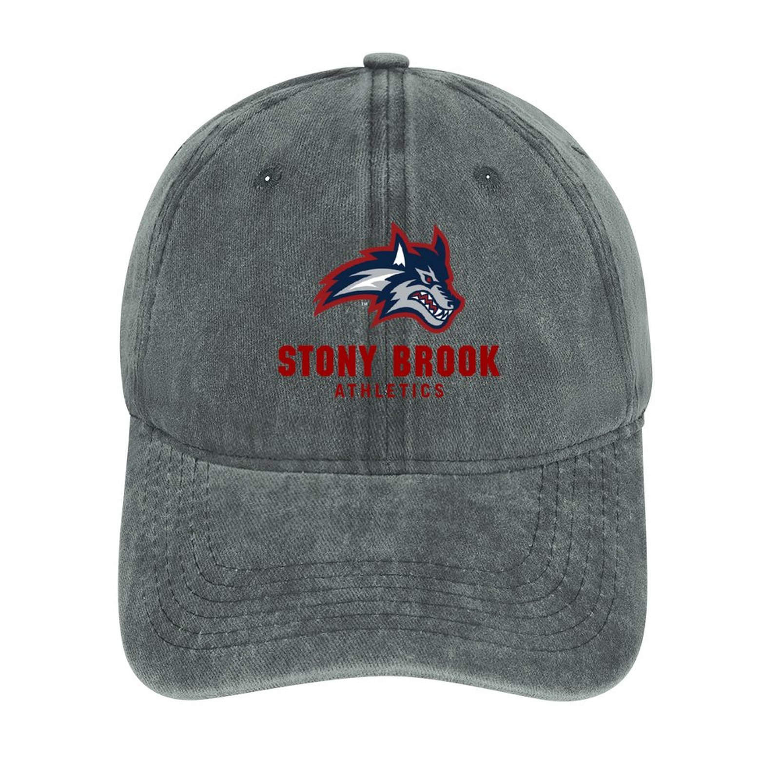 Stony Brook University Baseball Cap Cotton Classic Vintage Washed Denim ...