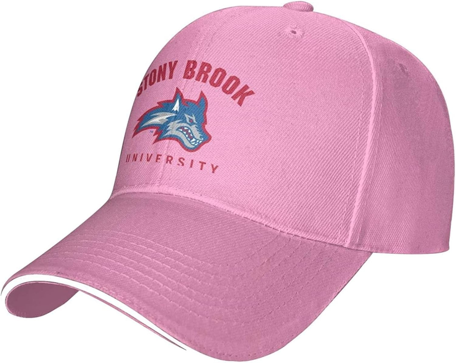Stony Brook University Logo Sandwich Cap Unisex Classic Baseball ...