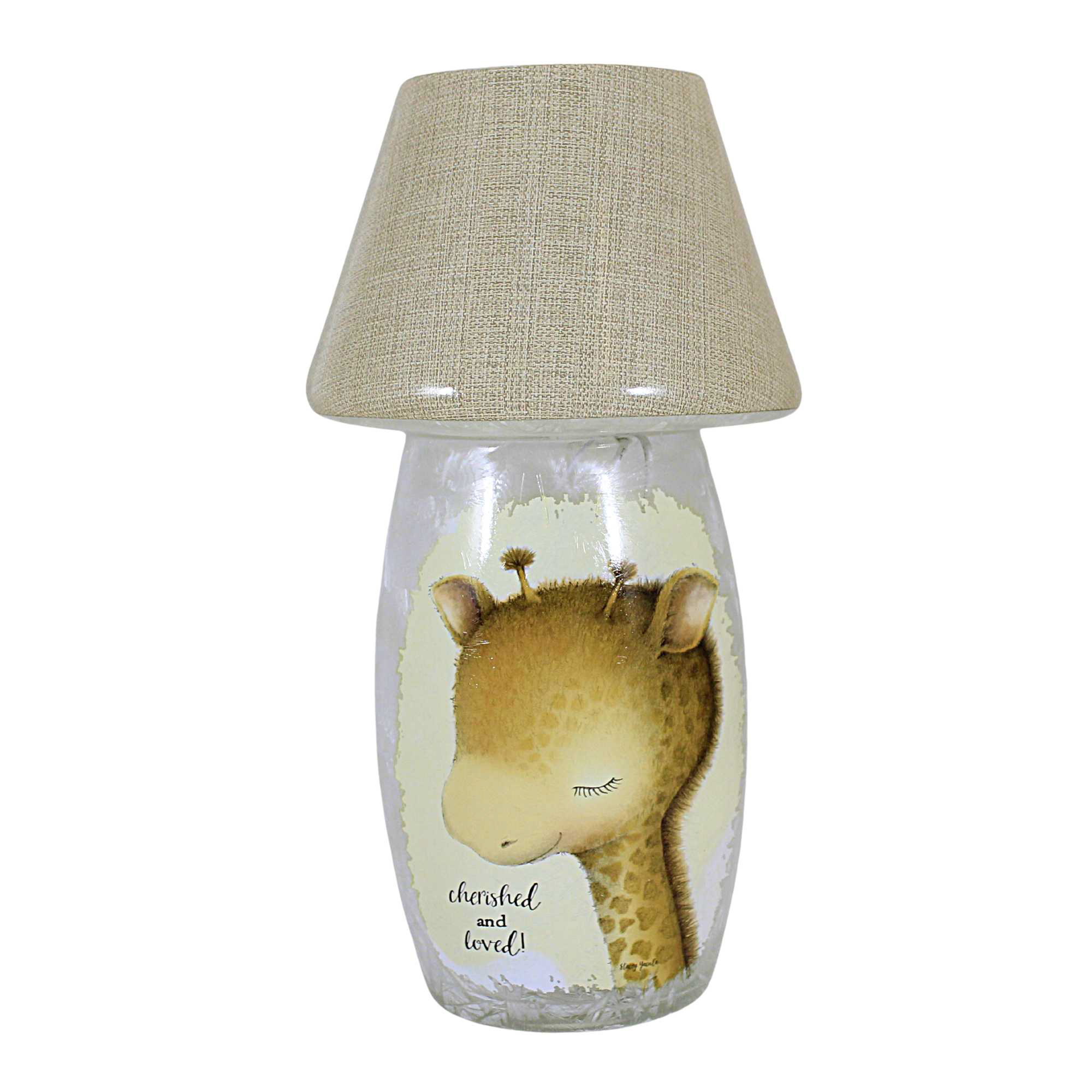 Stony Creek 11.00in Sweet Dreams Med Pre-Lit W/ Shade, Glass, Baby ...