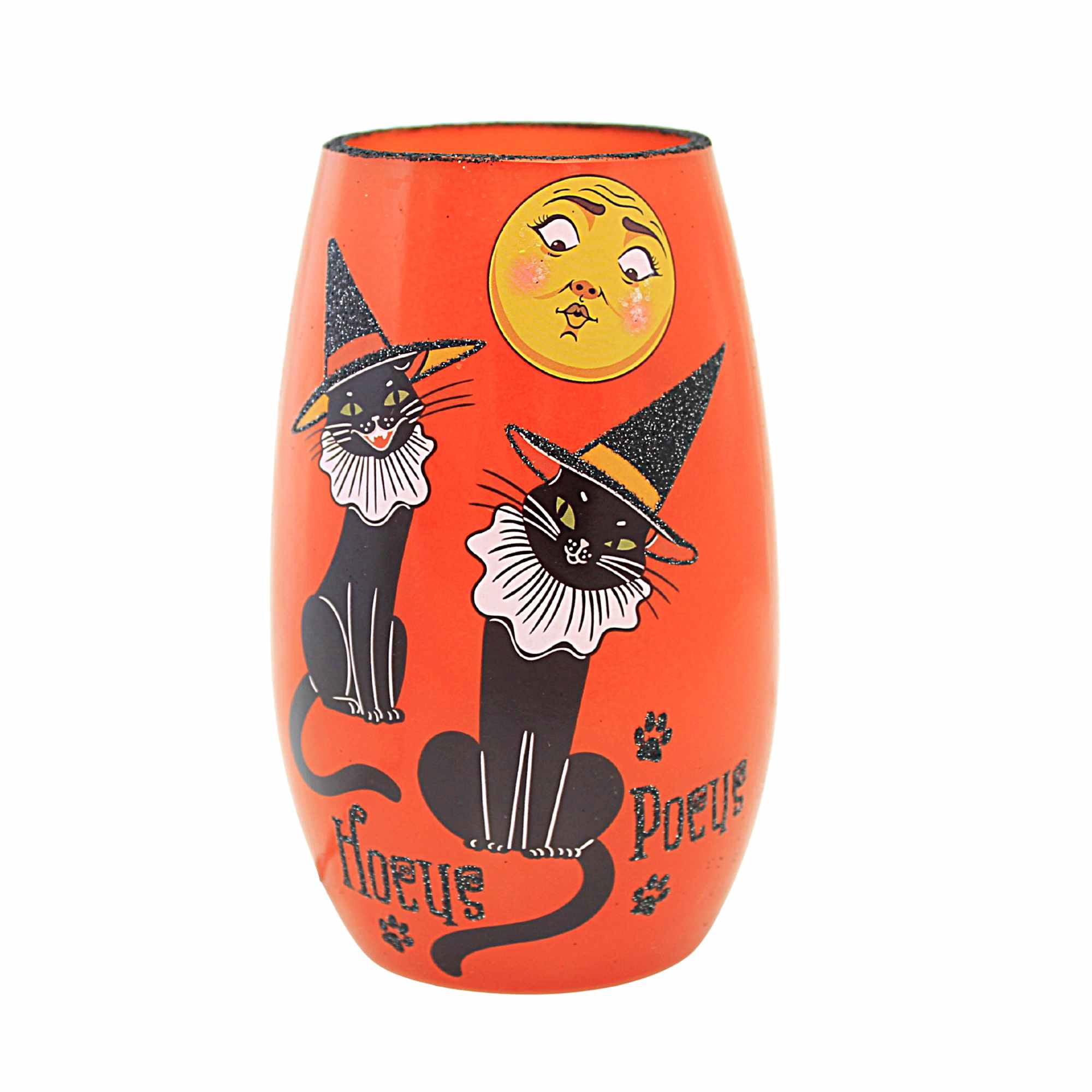 Stony Creek 5.25in Vintage Halloween Pre-Lit Small Vase, Glass ...