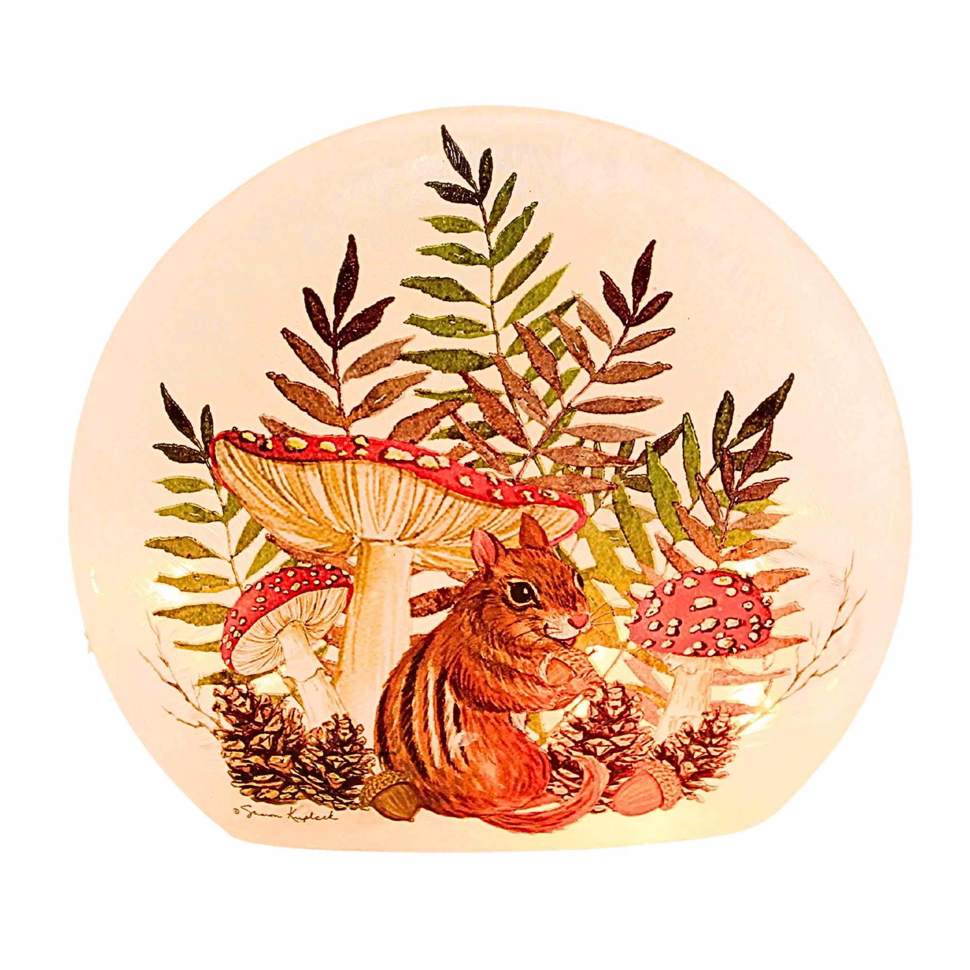 Stony Creek Little Forest Friends Pre-Lit Round Orb - One Glass ...