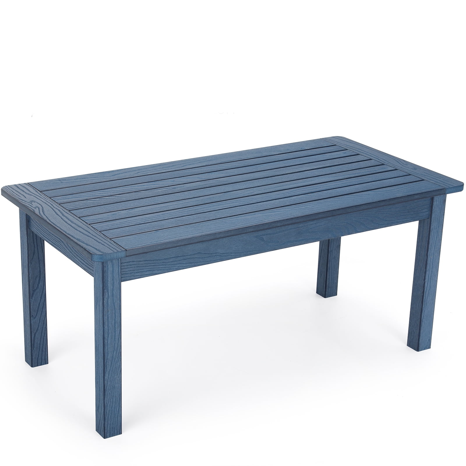 Stoog 35.5" Outdoor Adirondack Coffee Table, HIPS All Weather Patio ...