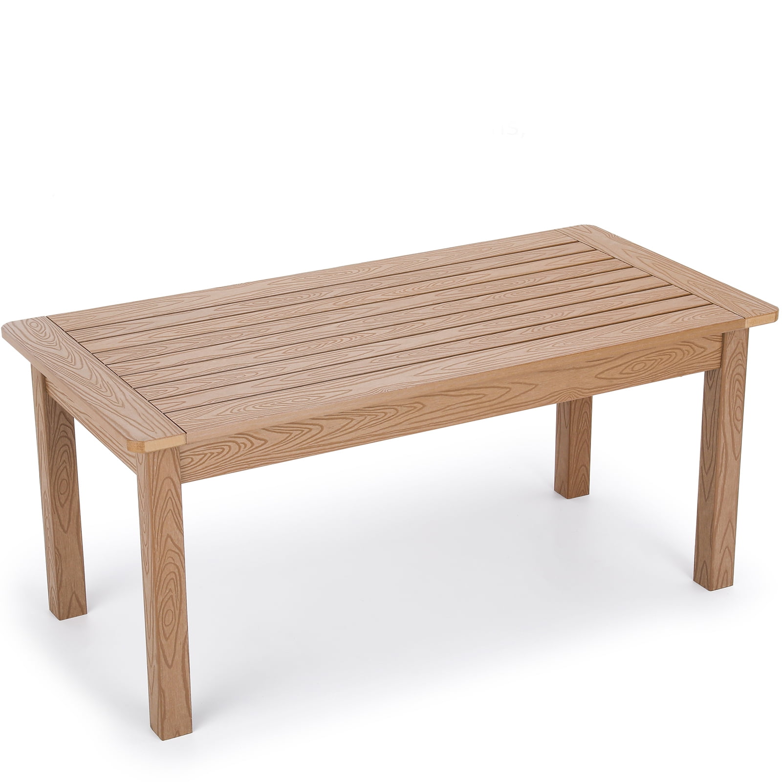 Stoog 35.5" Outdoor Adirondack Coffee Table, HIPS All Weather Patio ...
