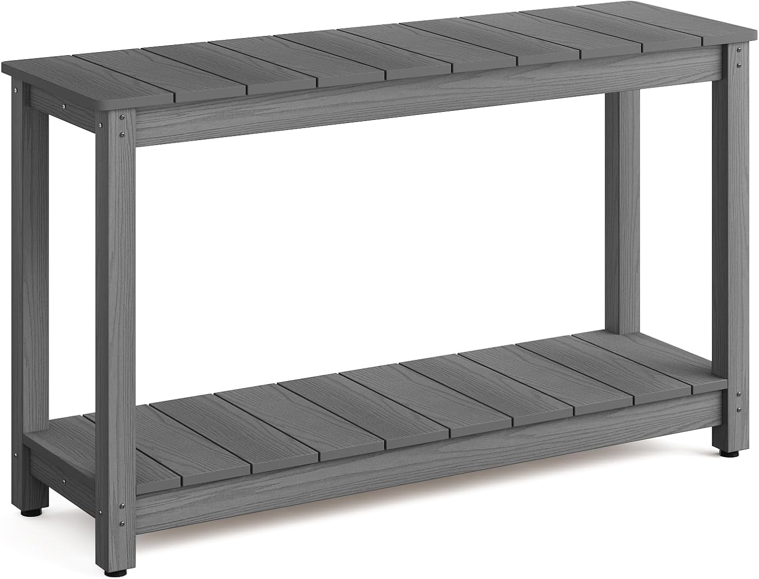 Stoog All-Weather Console Table, 2-Tier Patio Console Table Outdoor ...