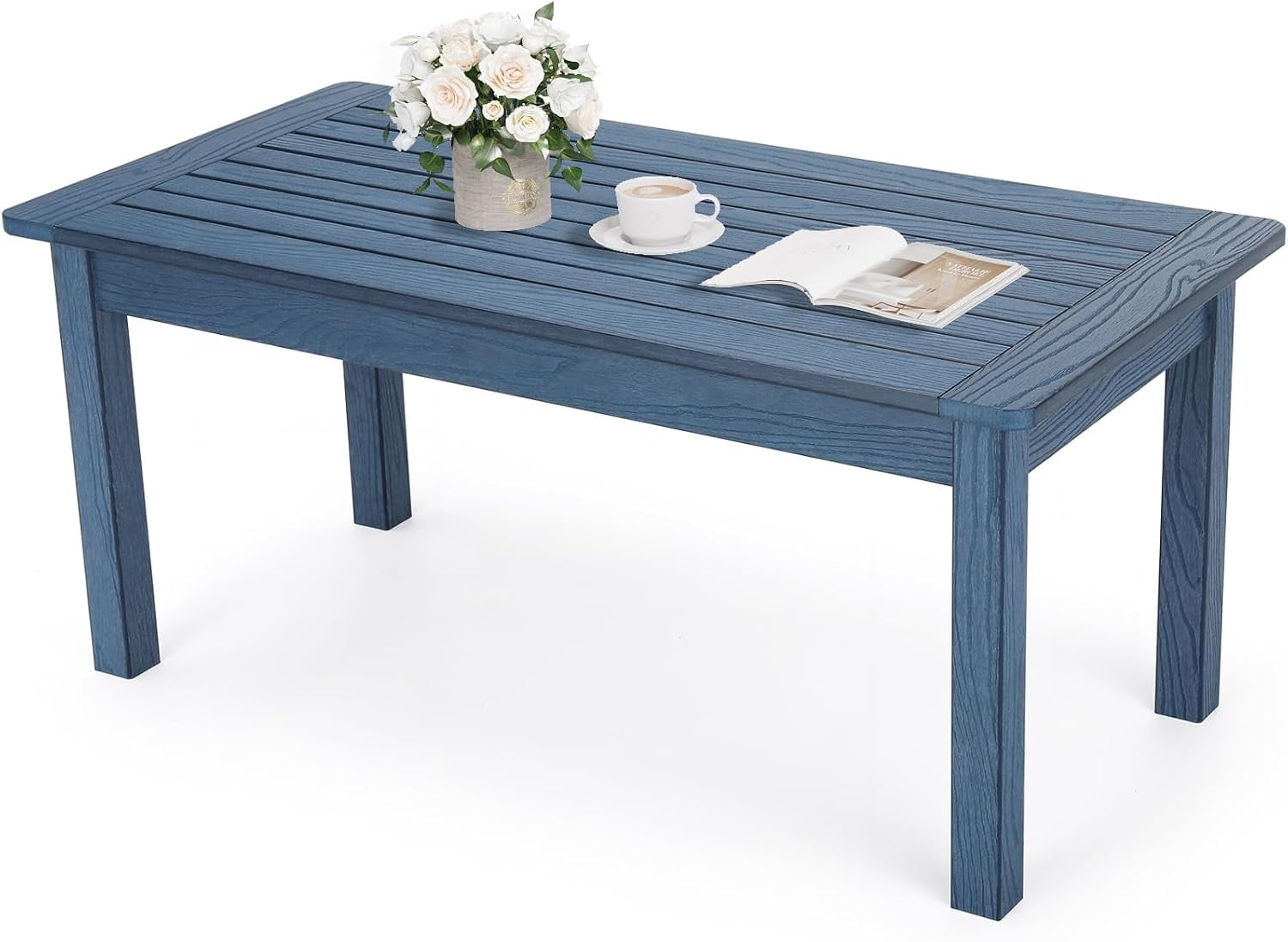 Stoog Outdoor Coffee Table, All-Weather HIPS Patio Coffee Table ...