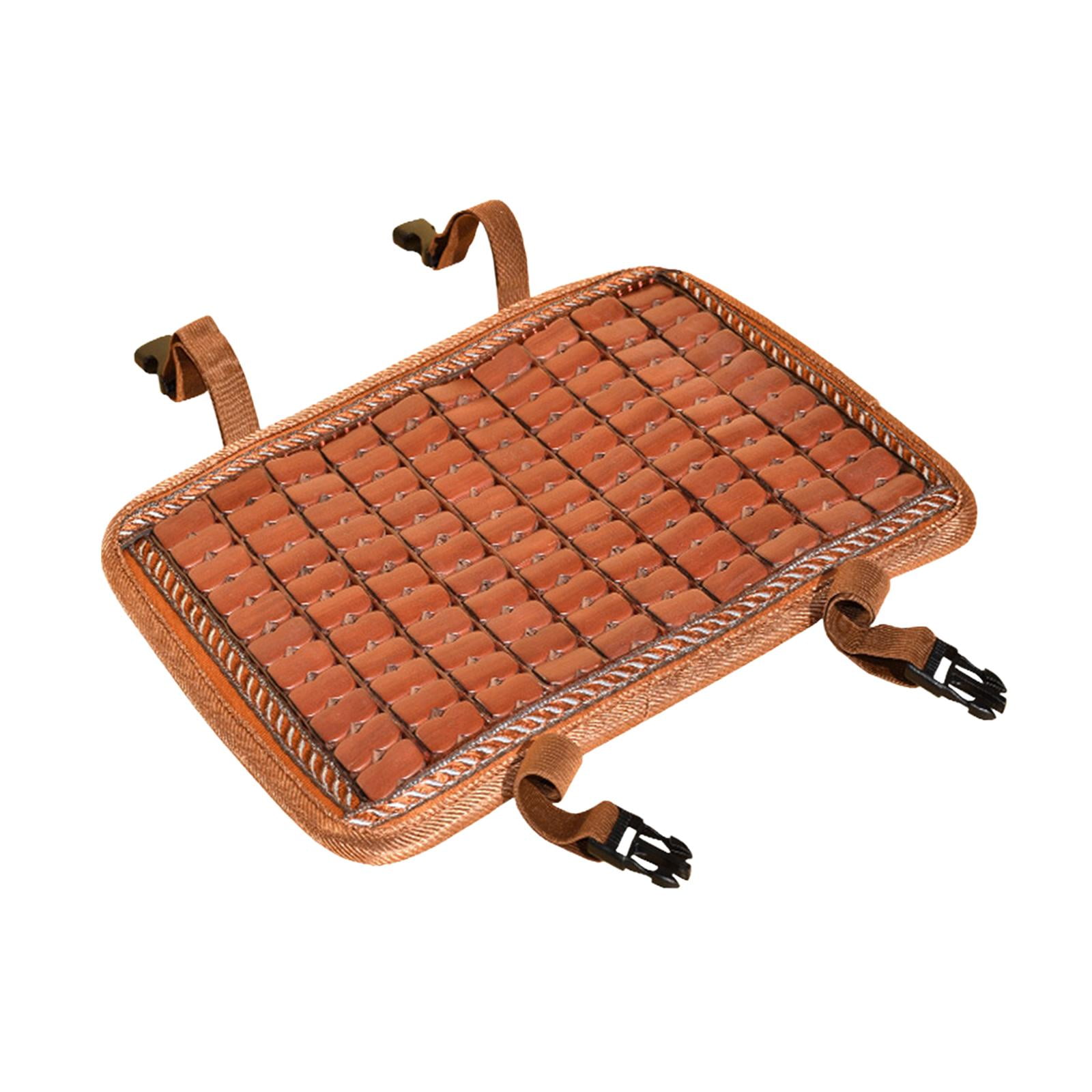 Stool Chair Cushion Cooling Mat Bamboo Sitting Pad Rectangular Non Slip ...