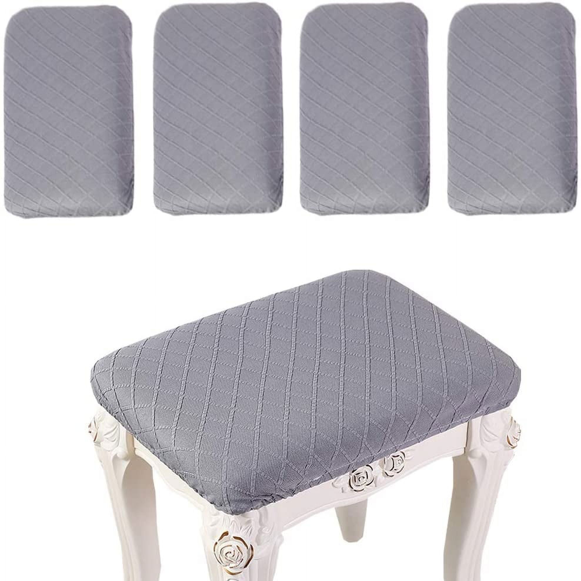 Stool Covers Rectangle,4 Pack Stretch Rectangle Bar Stool Covers ...