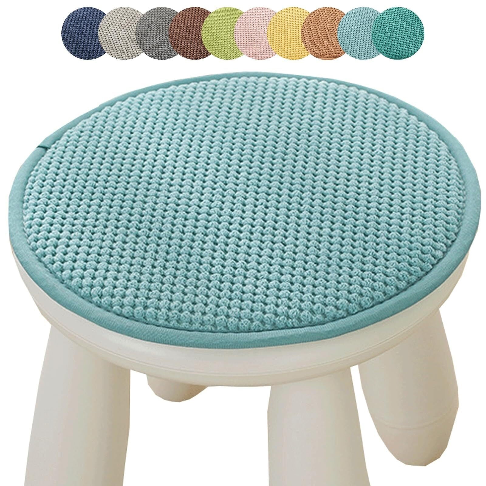 Stool Cushion Round 12/14/16/18/10inch Round Chair Cushions with Ties ...