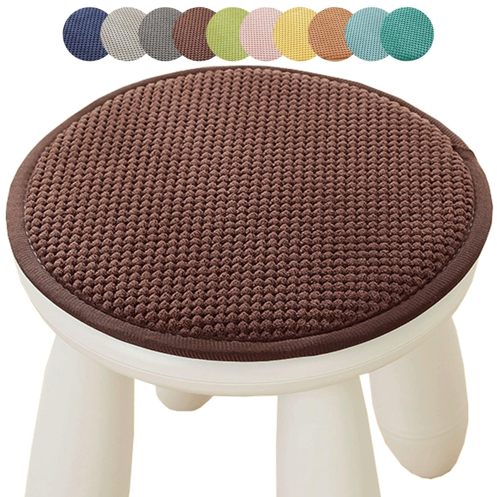 Stool Cushion Round 12/14/16/18/10inch Round Chair Cushions with Ties ...