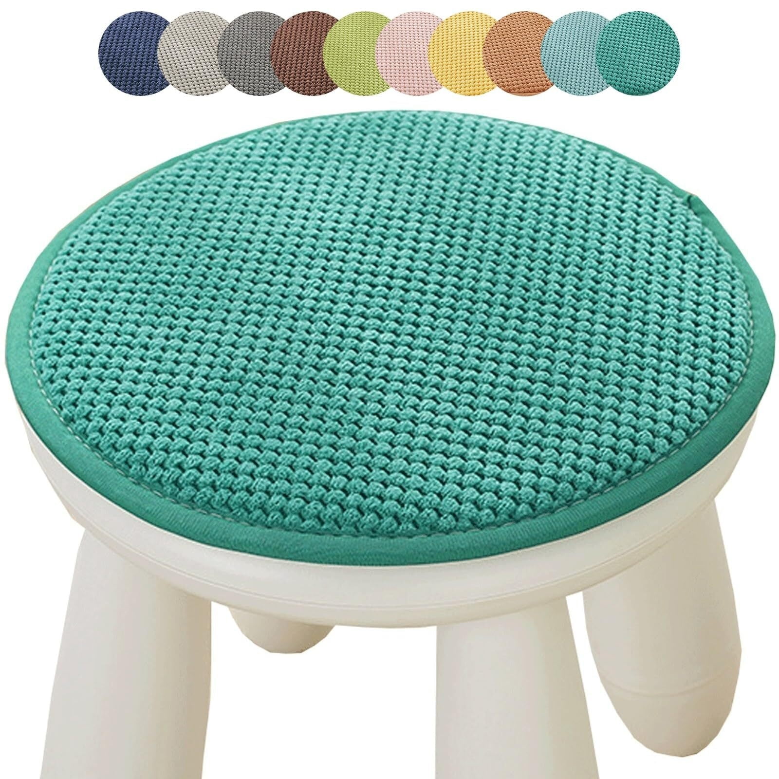 Stool Cushion Round 12/14/16/18/10inch Round Chair Cushions with Ties ...