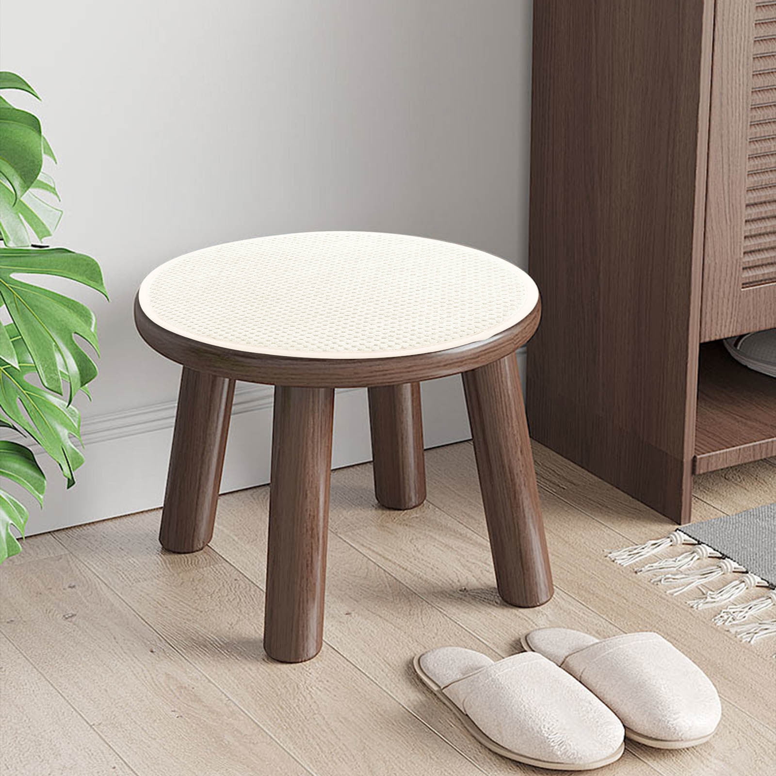 Stool Cushion - Round 12inch Chair Cushions with Ties for Dining Chairs ...